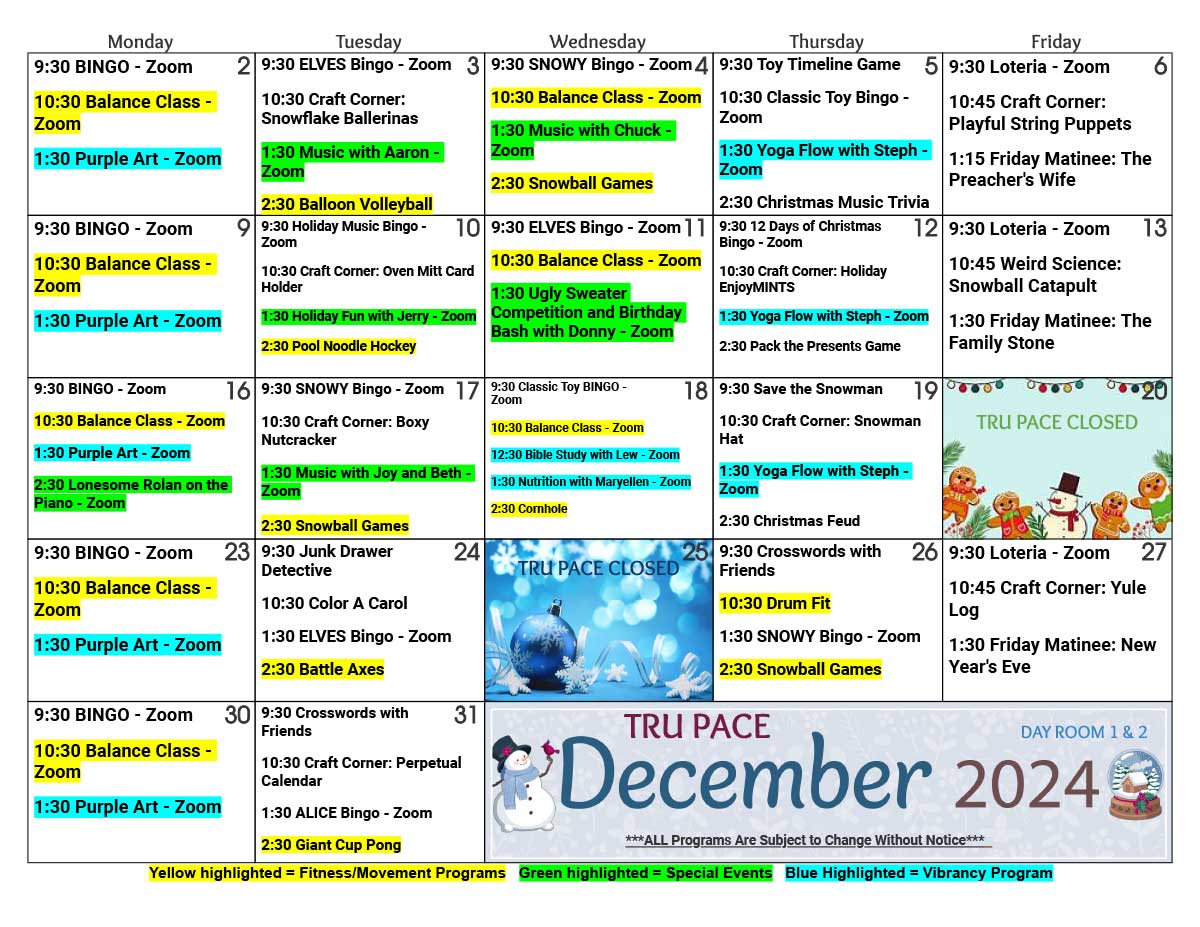 PACE Senior Medical Care Center Activities Lafayette & Thornton, CO ...